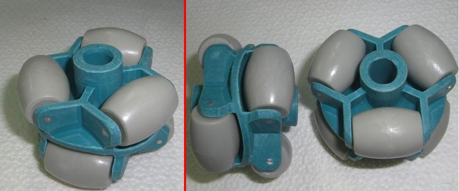 รหัส SWA010 Omniwheel Transwheel Flexiwheel ล้อโอมนิ แบบไนล่อน สองชั้น ...